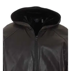Moose Knuckles Neo Leather Hood Jacket