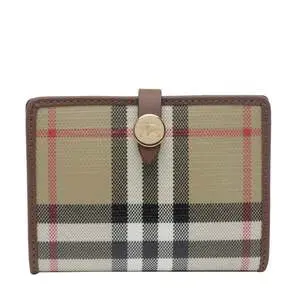 Burberry Check Cards Holder - Cream