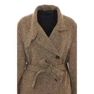 Brunello Cucinelli Chevron Coat