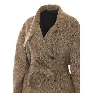 Brunello Cucinelli Chevron Coat