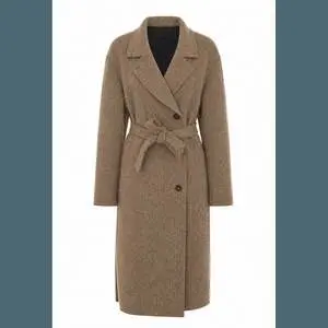 Brunello Cucinelli Chevron Coat - Cream