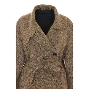 Brunello Cucinelli Chevron Coat