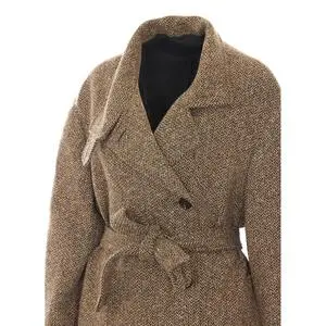 Brunello Cucinelli Chevron Coat