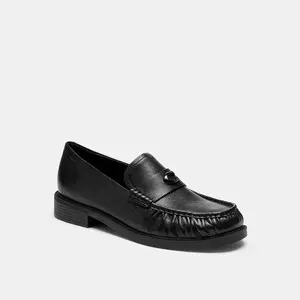 COACH Soft Loafer Shoes - Black