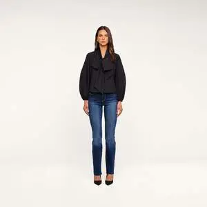 L'Agence Deon Tie-neck Blouse - Black