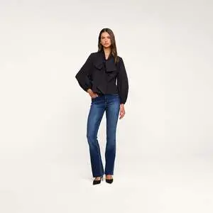 L'Agence Deon Tie-neck Blouse - Black