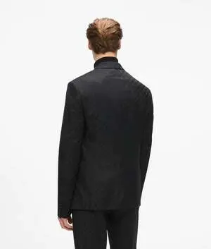 Karl Lagerfeld Checked Double-breasted Blazer