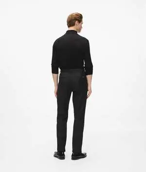 Karl Lagerfeld Monogram Checked Pants