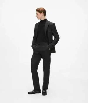 Karl Lagerfeld Monogram Checked Pants