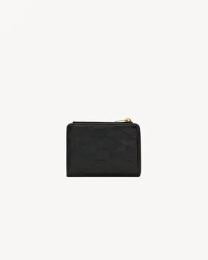 Saint Laurent Niki Bi-fold Wallet In Vintage Leather