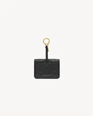 Saint Laurent Niki Charm Pouch In Vintage Leather