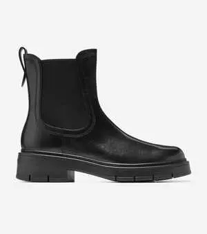 Cole Haan Grand Flex Fenella Chelsea Waterproof Booties - Black