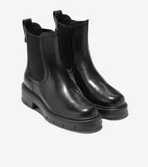 Cole Haan Grand Flex Fenella Chelsea Waterproof Booties - Black