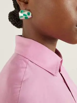 Completedworks Cobblestones -plated Resin Earrings