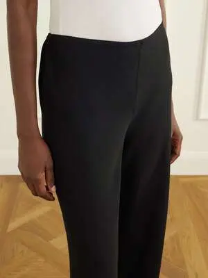 Staud Stroll Crepe Wide-leg Pants