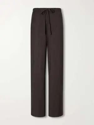 Citizens Of Humanity Aurora Twill Wide-leg Pants - Brown