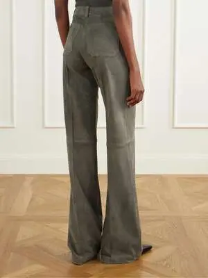 Stouls Lizzy Suede Wide-leg Pants