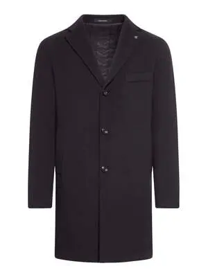 Tagliatore Wool And Cashmere Coat - Multicolor