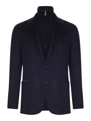 Zegna Cashmere Oasis Jacket - Blue