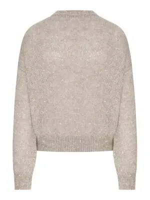 Brunello Cucinelli Lurex Yarn Sweater With Sequins