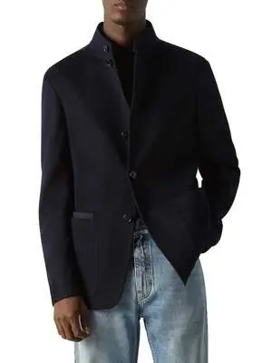 Zegna The Count Jacket In Cashmere Oasis