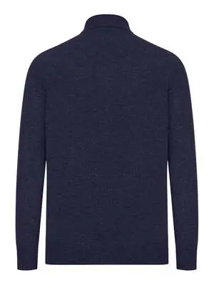 Brunello Cucinelli Cashmere Polo Style Sweater