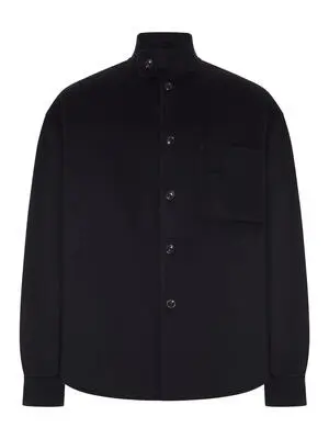 Giorgio Armani Cloth Shirt Jacket With High Collar