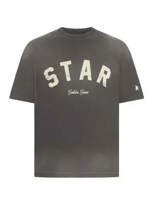 GOLDEN GOOSE Star Cotton T-shirt - Multicolor