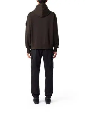 Stone Island Cotton Zip-up Hoodie