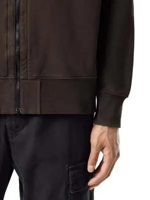 Stone Island Cotton Zip-up Hoodie