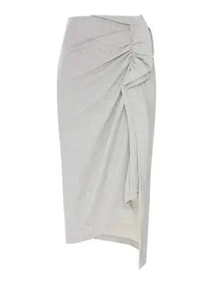 Dries Van Noten Cotton Midi Skirt - Multicolor