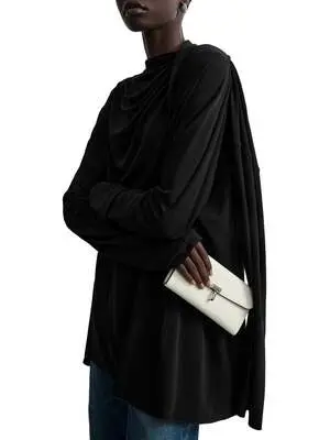 TOTEME Fluid Draped Cady Blouse