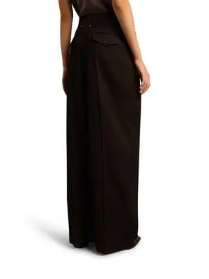 GOLDEN GOOSE Wool Gabardine Trousers - Black