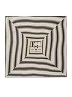 TOTEME Signature Monogram Silk Scarf - Multicolor