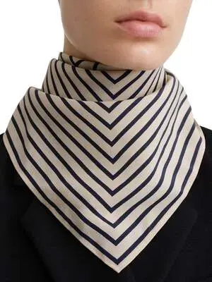 TOTEME Signature Monogram Silk Scarf