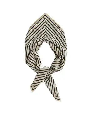 TOTEME Signature Monogram Silk Scarf