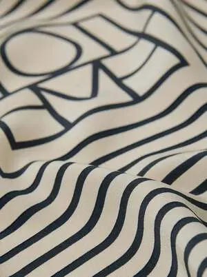 TOTEME Signature Monogram Silk Scarf