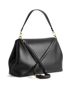 TOTEME T-lock Leather Shoulder Bag