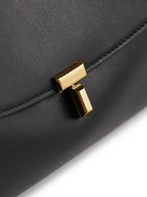 TOTEME T-lock Leather Shoulder Bag