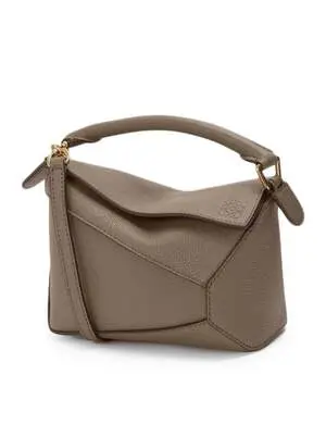 Loewe Puzzle Edge Mini Bag In Grenade Leather - Multicolor