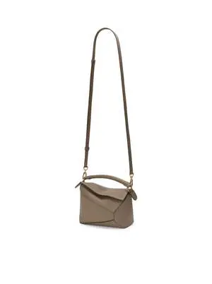 Loewe Puzzle Edge Mini Bag In Grenade Leather - Multicolor