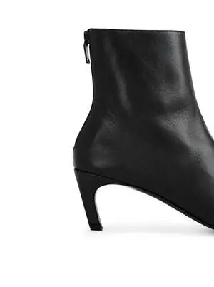 TOTEME Nappa Mid-heel Boots - Black