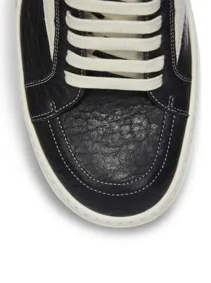 Rick Owens Hammered Calfskin Sneakers - Black