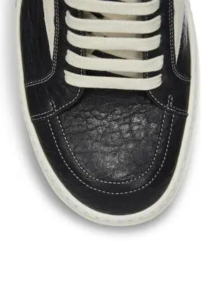 Rick Owens Hammered Calfskin Sneakers - Black