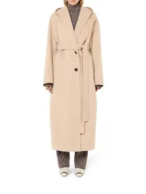 Sportmax Oversized Pure Wool Coat