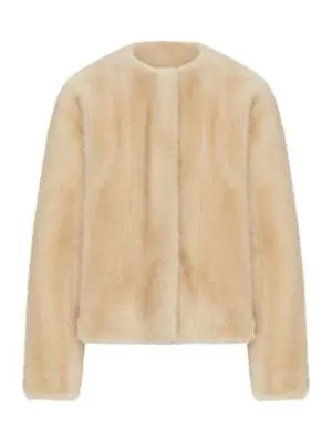 Max Mara Short Eco Fur Jacket - Multicolor