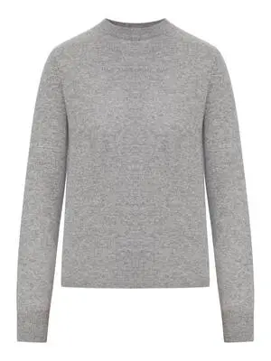 Max Mara Crewneck Cashmere Sweater - Gray