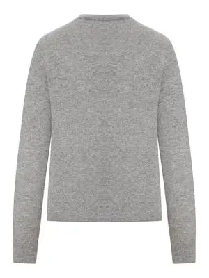 Max Mara Crewneck Cashmere Sweater - Gray