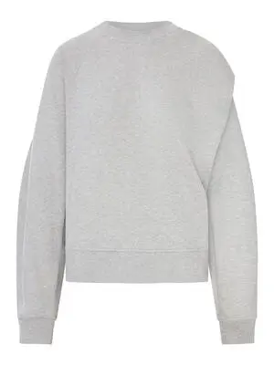 Dries Van Noten Cotton Sweatshirt With Drape On The Back - Multicolor