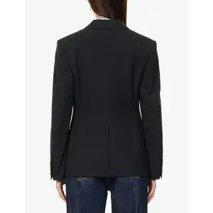ME+EM Single-breasted Peak-lapel Woven Blazer